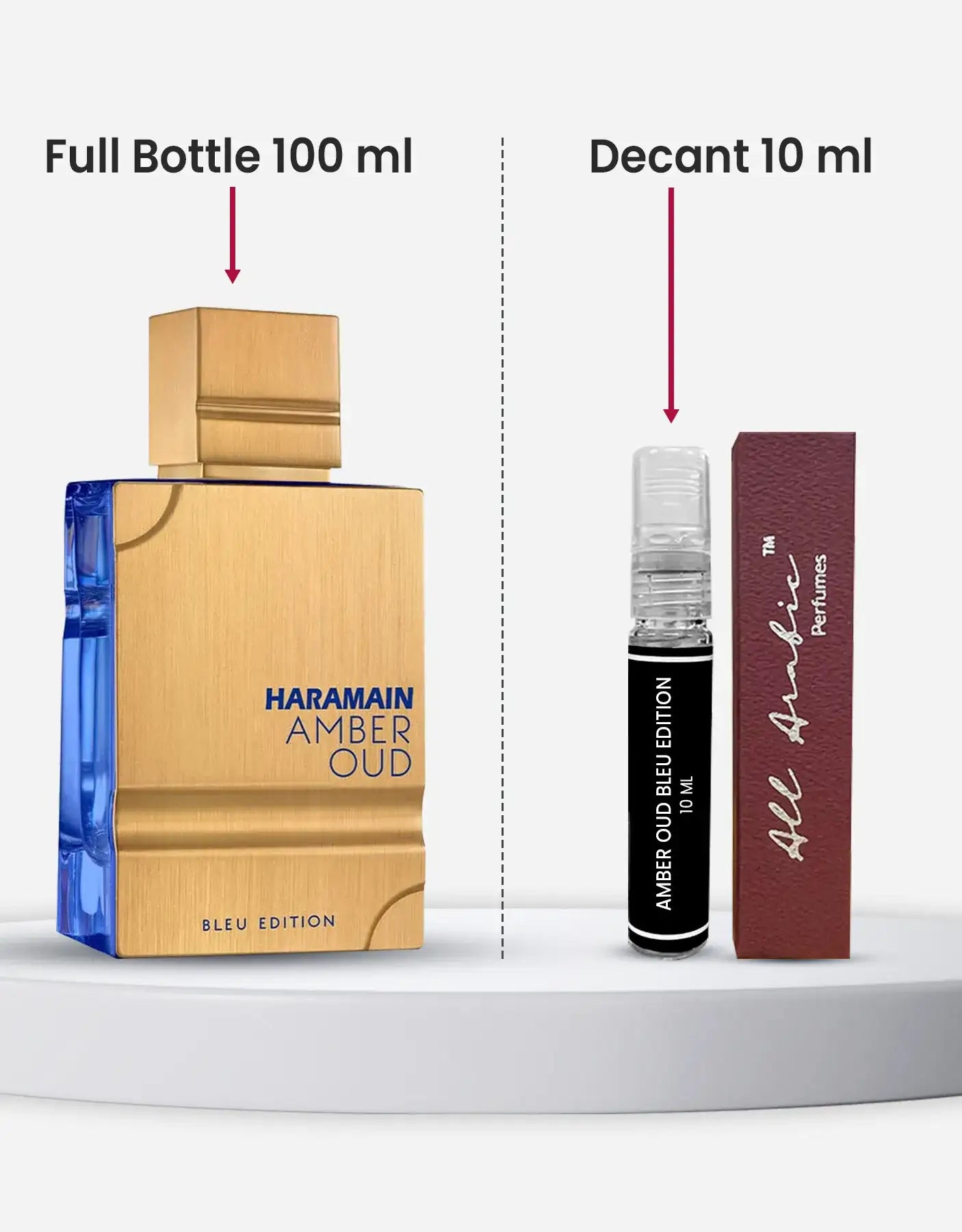 Amber Oud Bleu Edition Al Haramain EDP 10ML Decant for Men – All Arabic