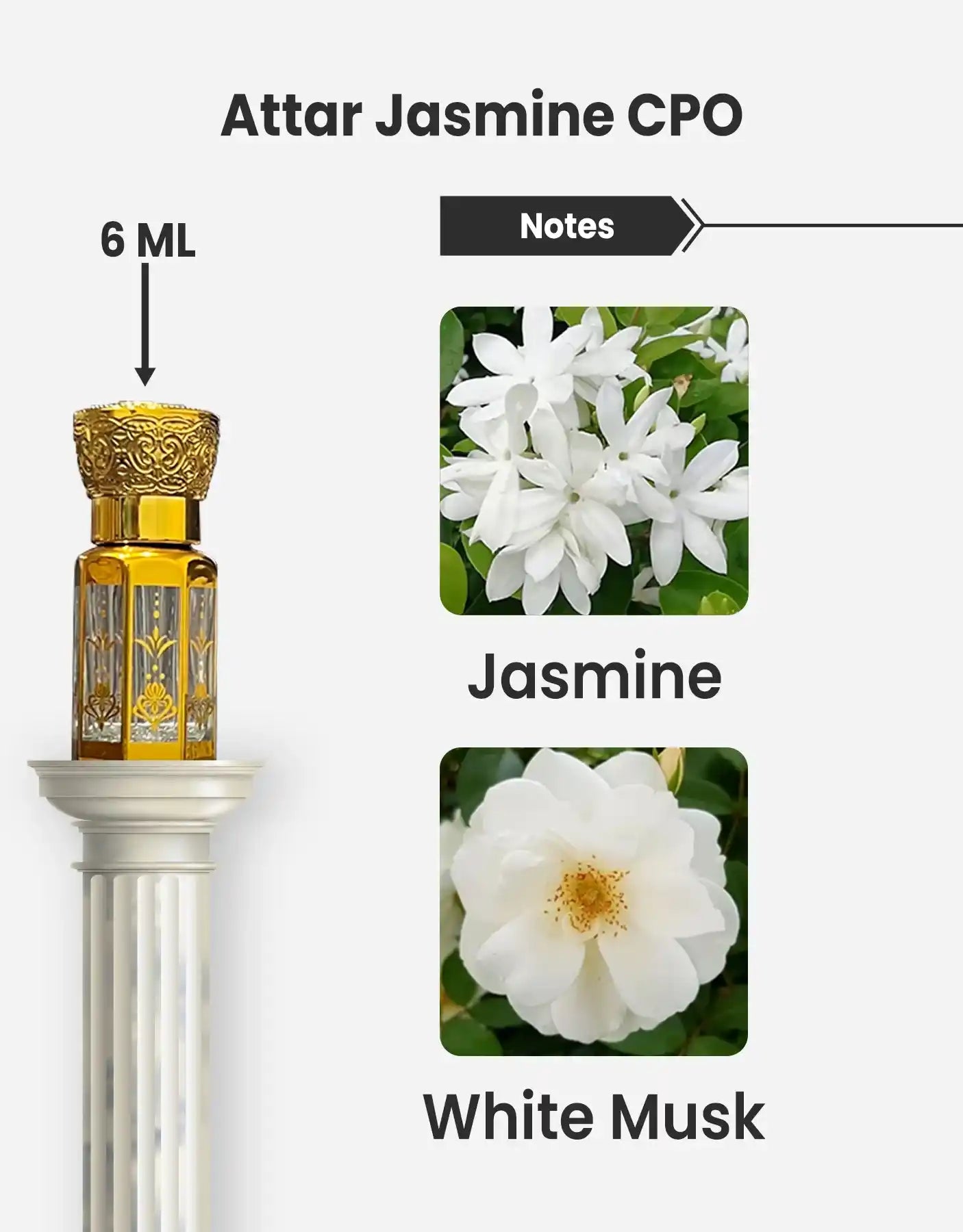 Attar Jasmine CPO For Men And Women By Al Haramain – All Arabic