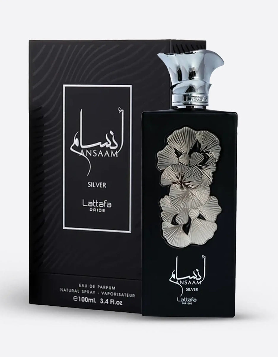 Ansaam Silver EDP 100ML for Men by Lattafa | All Arabic