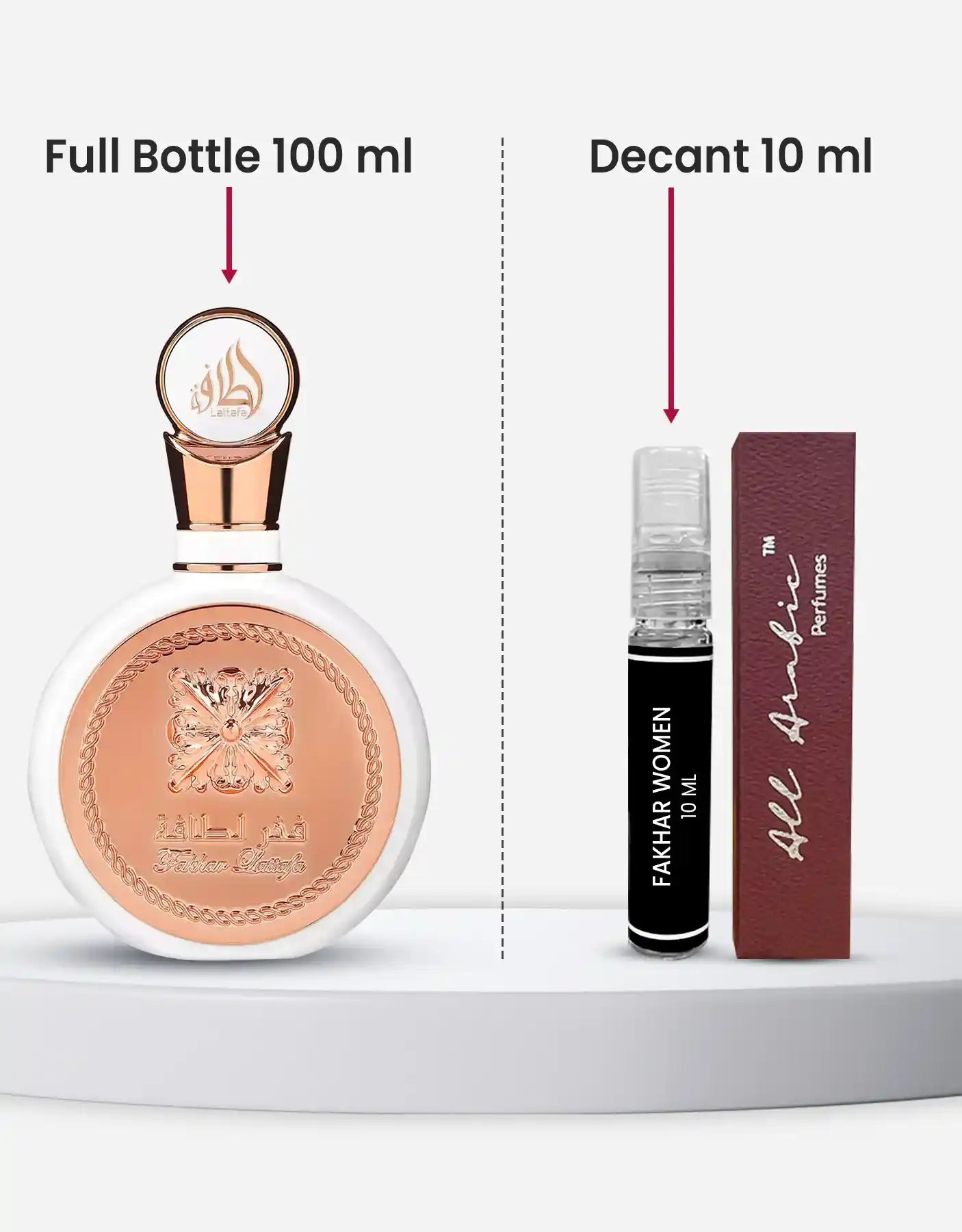 Lattafa Fakhar Women EDP 10ML Decant For Women – All Arabic