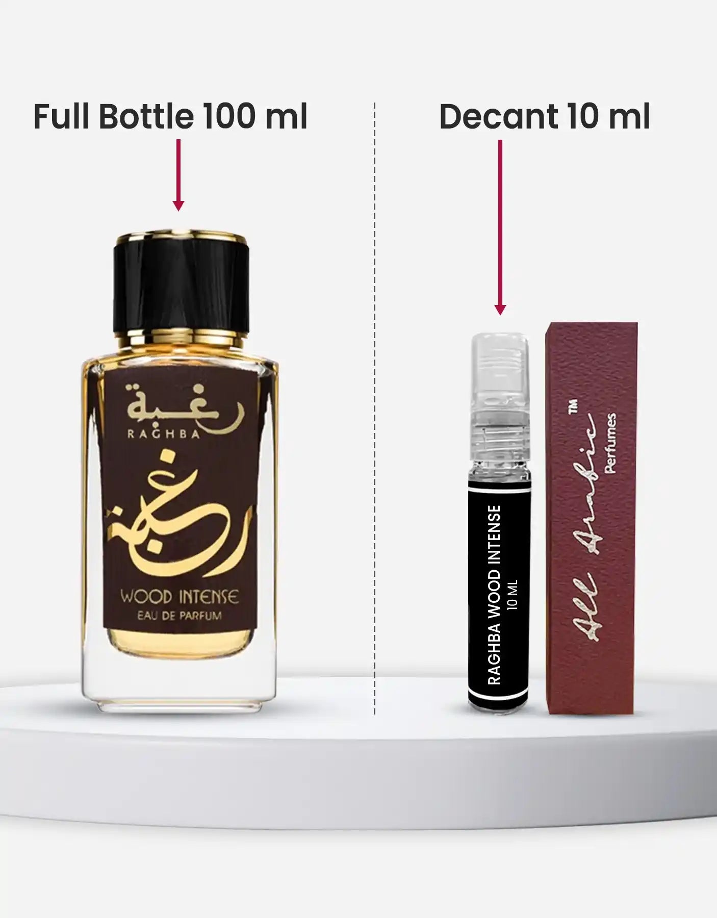 Lattafa Raghba Wood Intense EDP 10ML Decant for Men – All Arabic