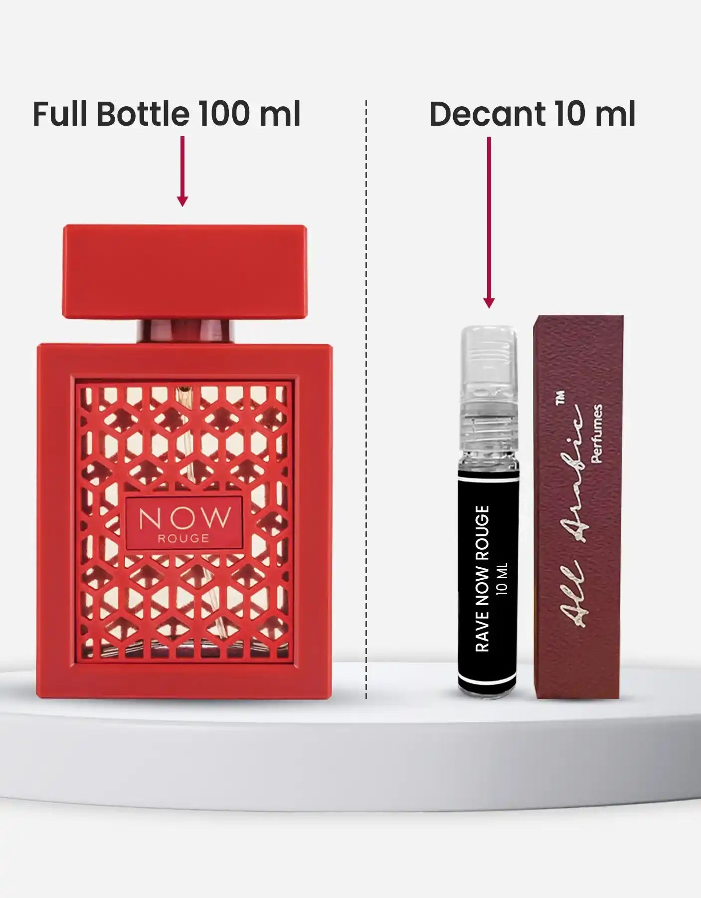 Lattafa Rave Now Rouge EDP 10ML Decant For Men And Women – All Arabic