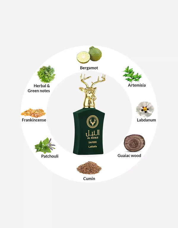 Lattafa Al Noble Safeer EDP 100ML for Men and Women | All Arabic
